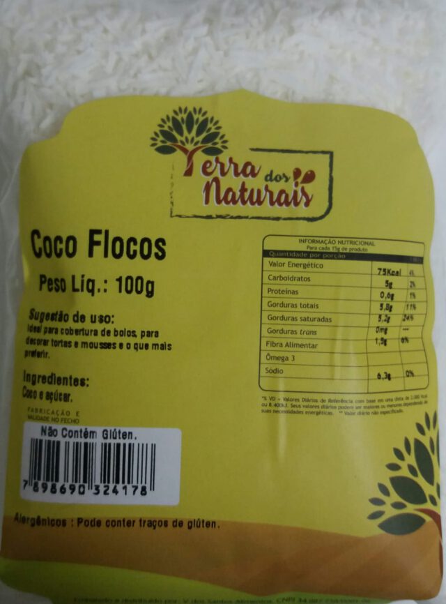 COCO FLOCOS 100G – Terra dos Naturais