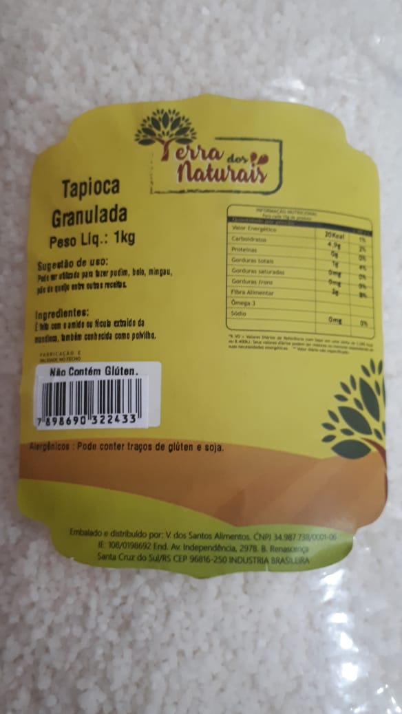 TAPIOCA GRANULADA 1KG – Terra dos Naturais