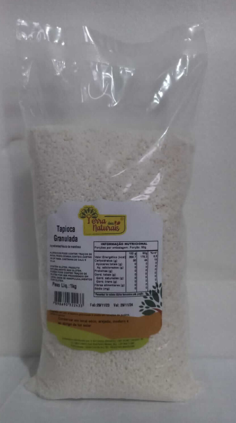 TAPIOCA GRANULADA 1KG – Terra dos Naturais